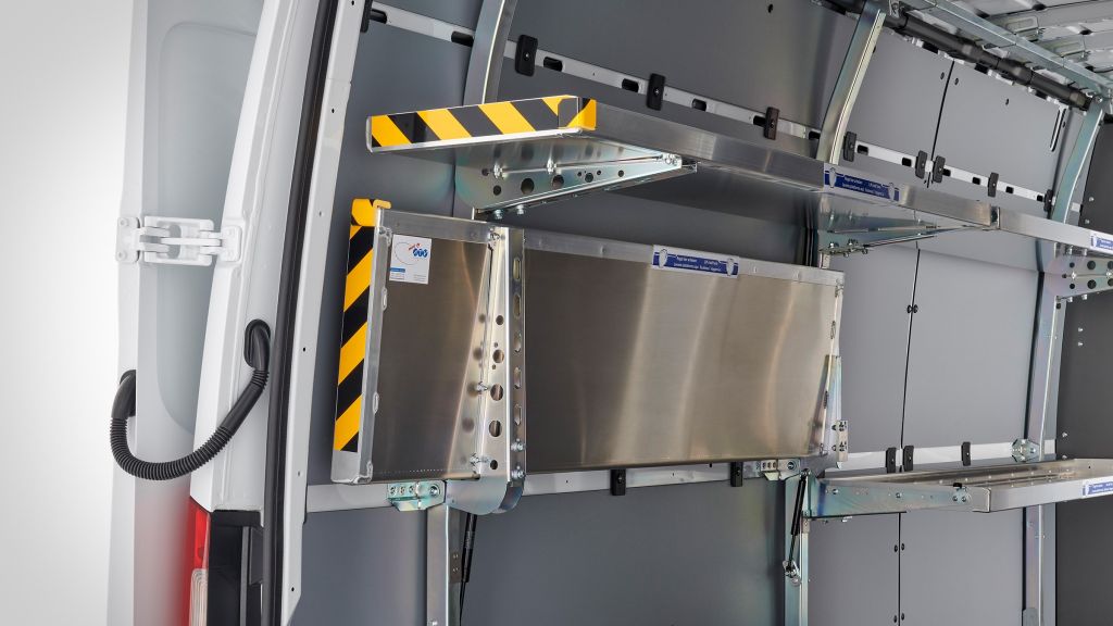 Sprinter with shelving system by ATV