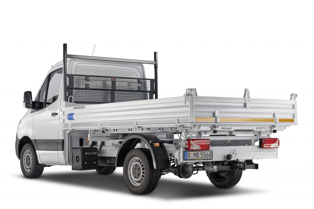 Sprinter three-way tipper by Meiller