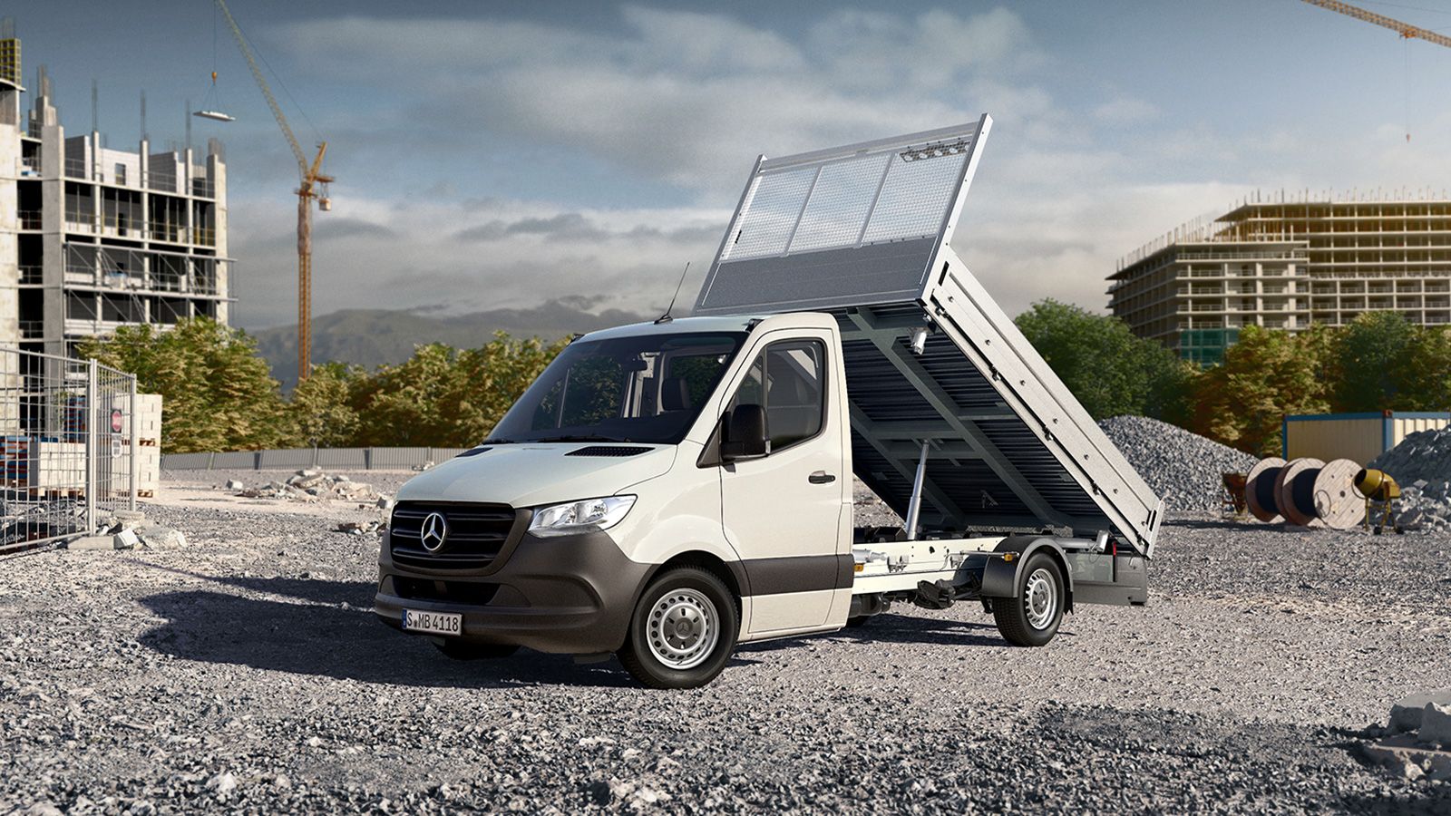 Sprinter three-way tipper by Dautel